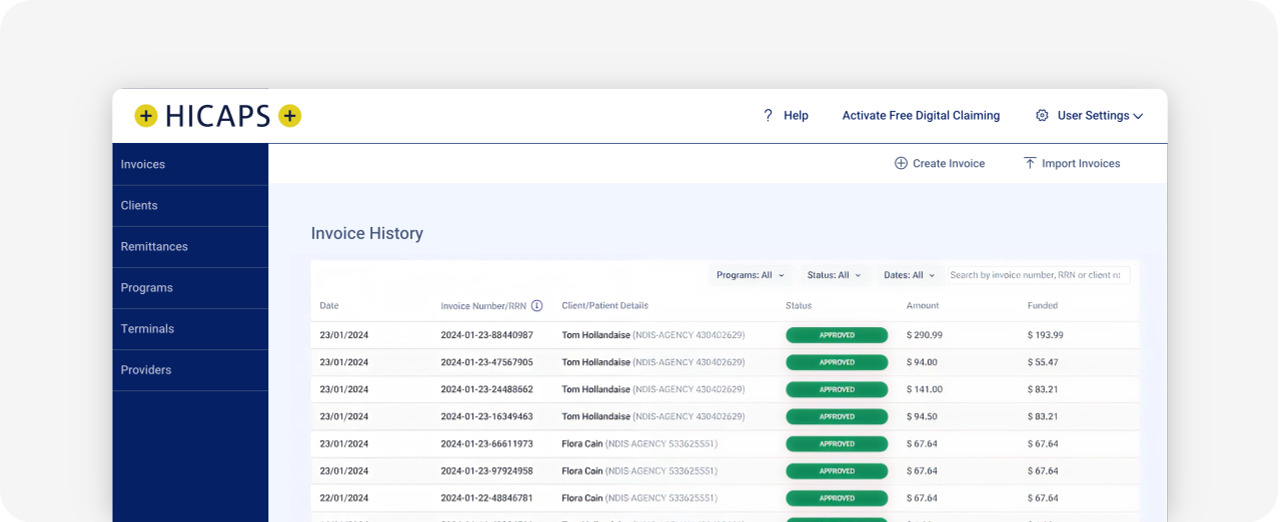 HICAPS Login - HICAPS